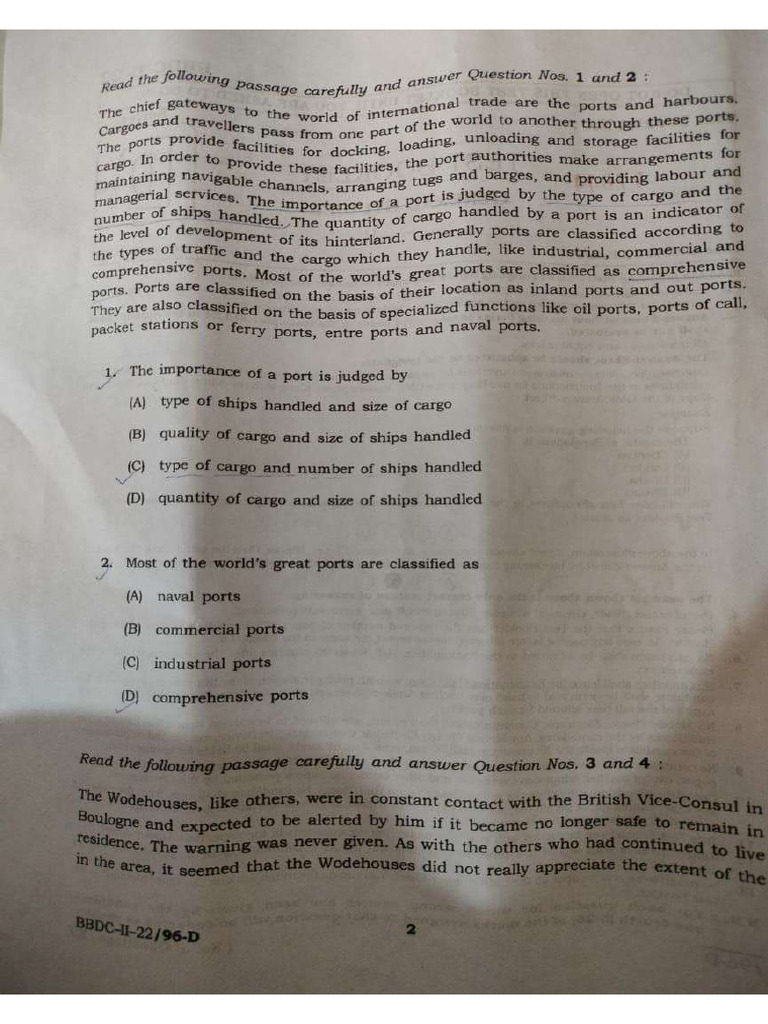 Csat 2023 Paper | PDF