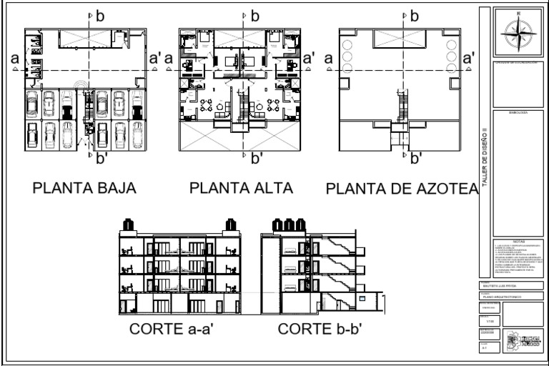 Plantas y Cortes | PDF