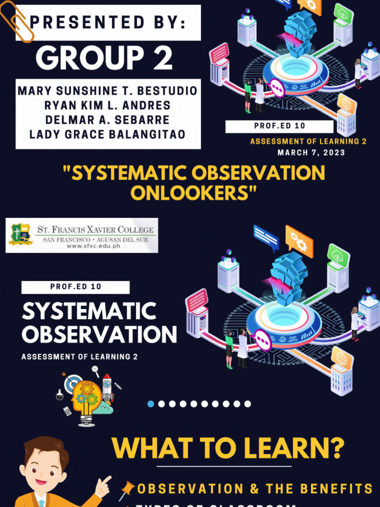 Group 2 PPT Final Systematic Observation | PDF | Reinforcement ...
