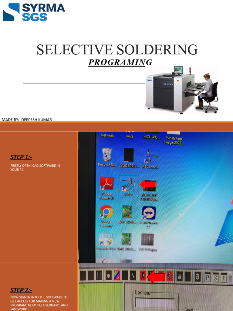 Selective Soldering Programing | PDF