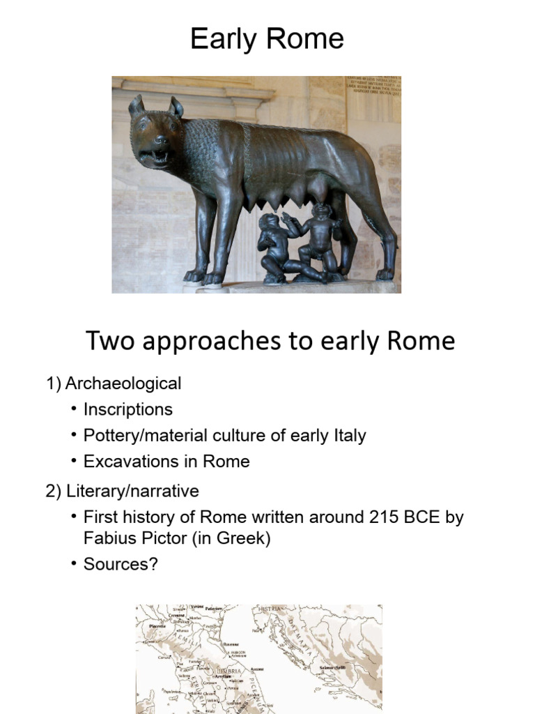 Lecture Week 1 Thurs Early Rome Wide | PDF | Etruscan Civilization ...