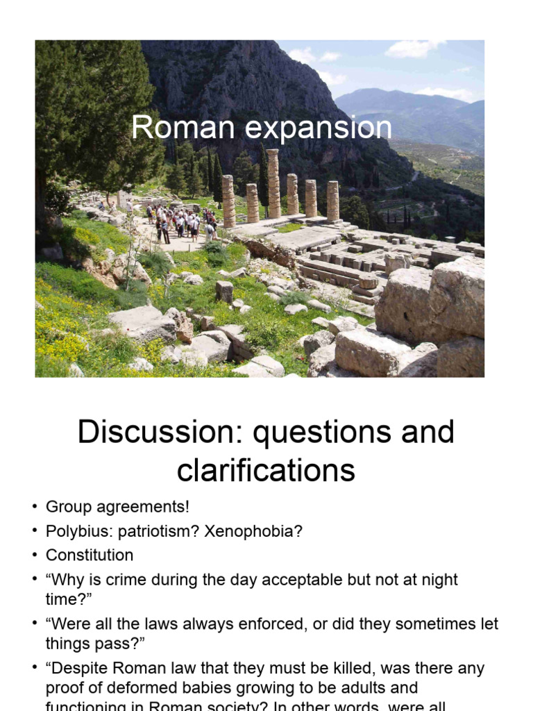 Lecture Week 4 Roman Expansion | PDF | Hannibal | Roman Republic Lecture Week 4 Roman Expansion | PDF | Hannibal | Roman Republic