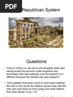 Roman Republic vs. U.S. Government | PDF | Tribune | Roman Republic