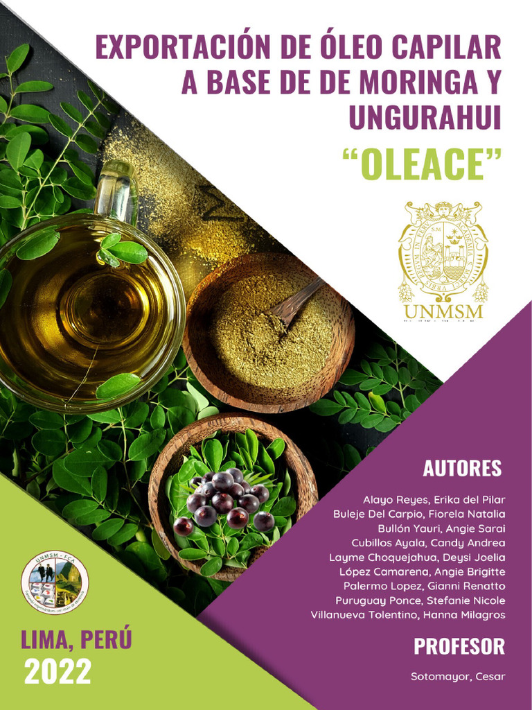 Estudio de Mercado de - Oleace | PDF | Mercado (economía) | Productos ...