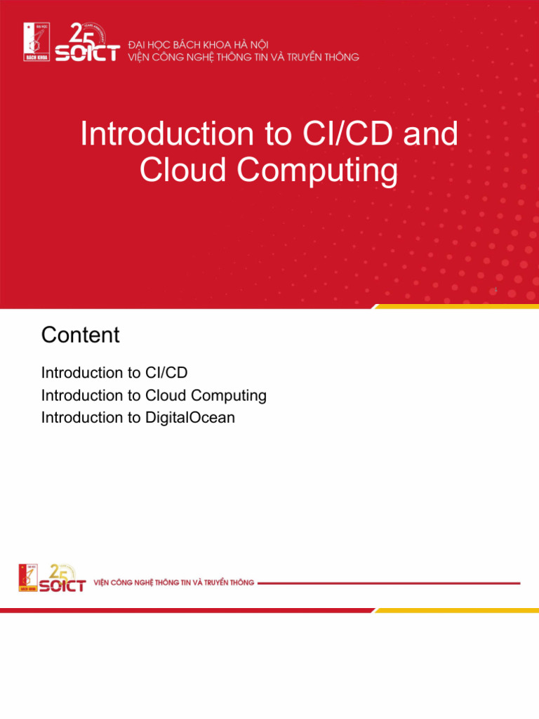 Lec 12. CICD-DigitalOcean | PDF | Cloud Computing | Software As A Service