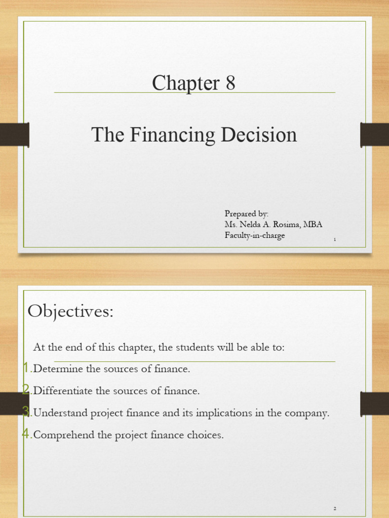 Understanding Project Finance Options | PDF | Cost Of Capital | Debt