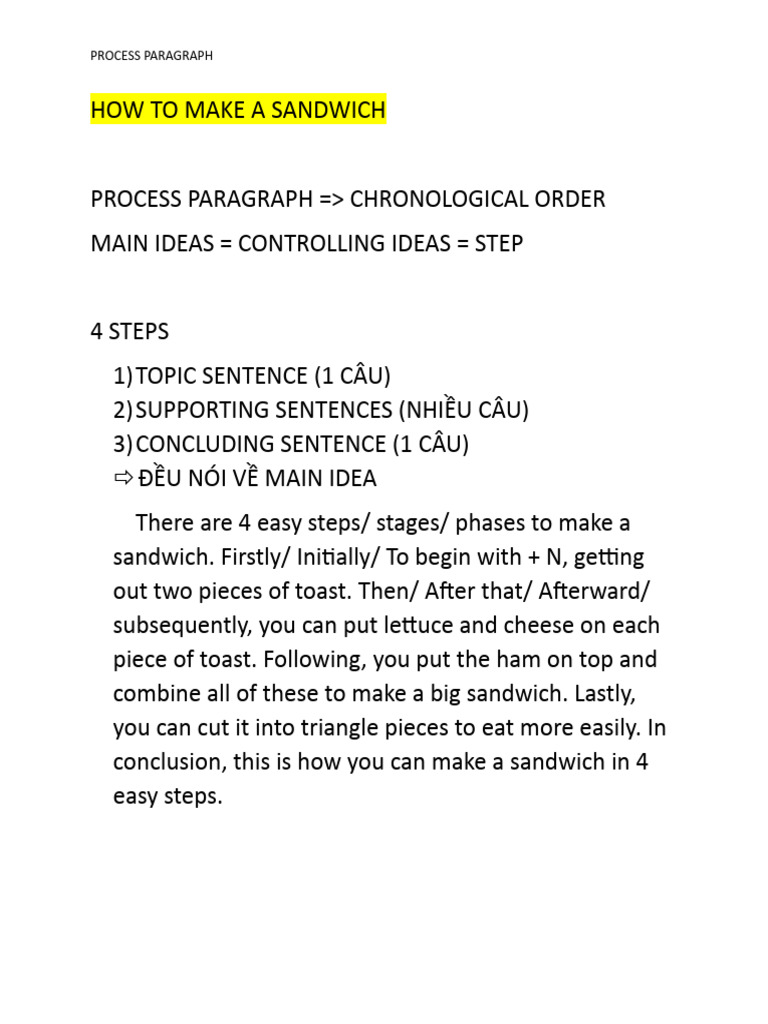 7) PROCESS PARAGRAPH | PDF
