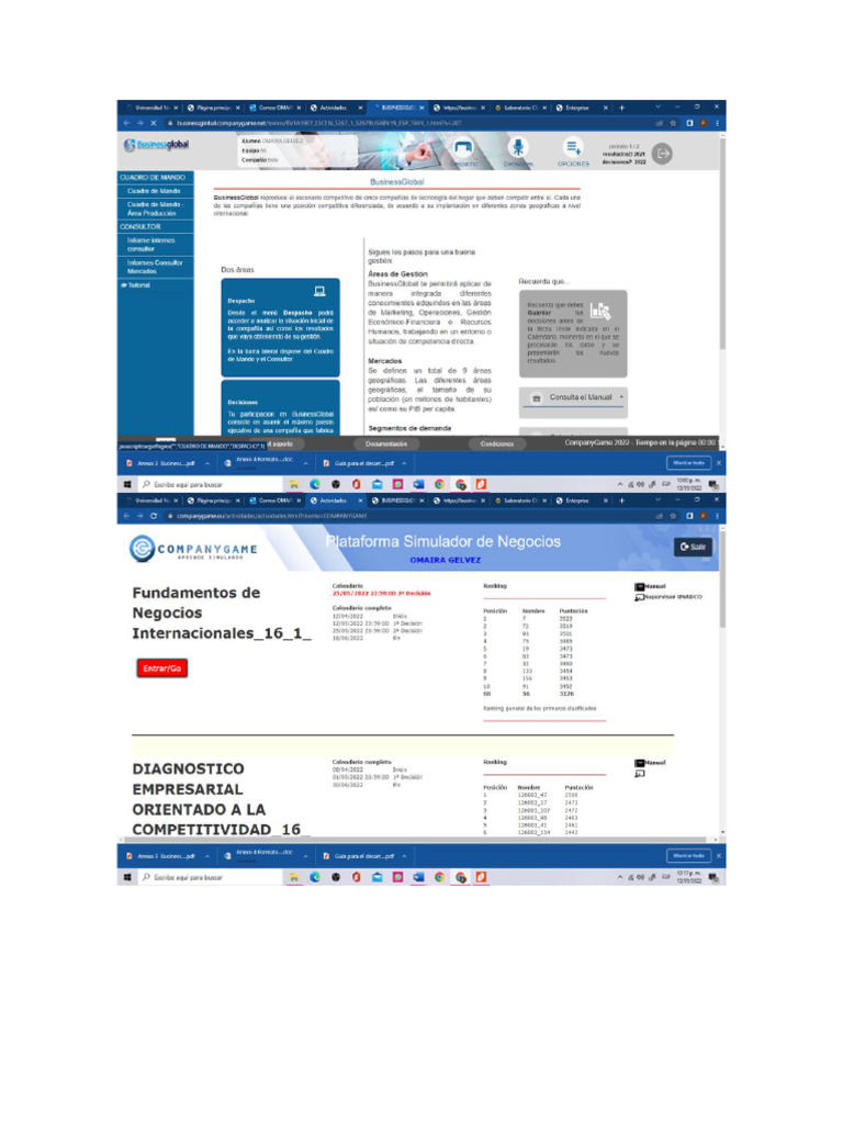 Pantallazos Simulador | PDF