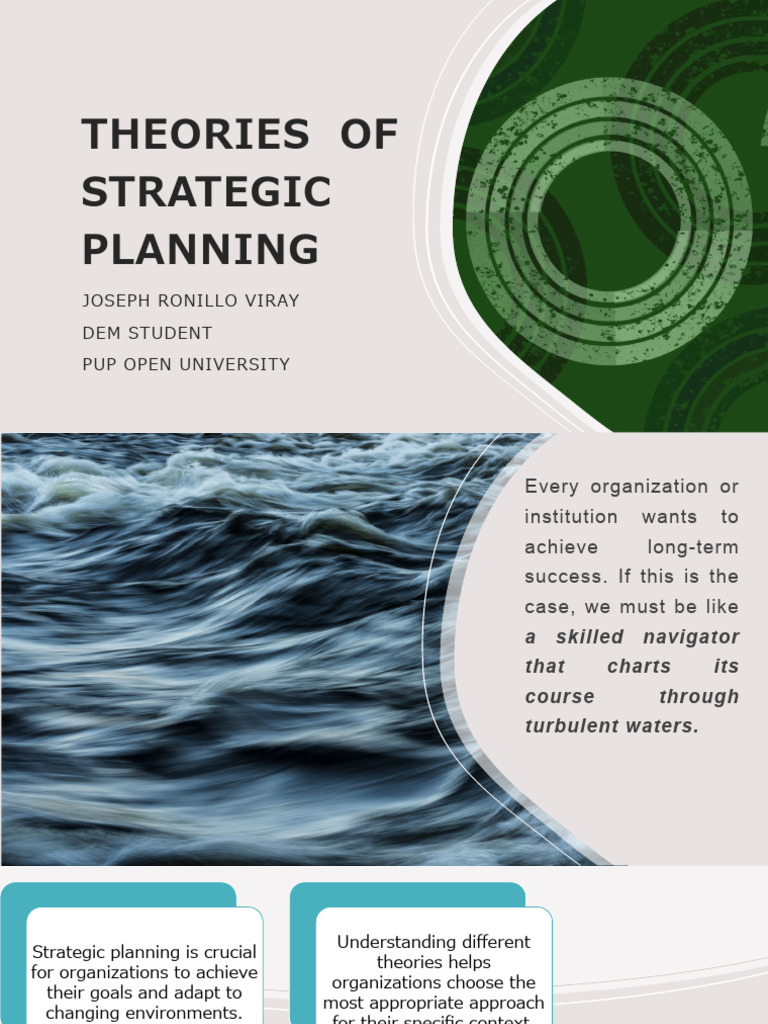 Theories of Strategic Planning | PDF | Strategic Management | Walmart