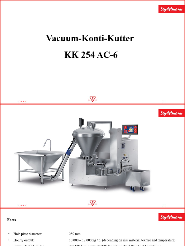 Konti Kutter KK 254 | PDF | Mechanical Engineering | Equipment