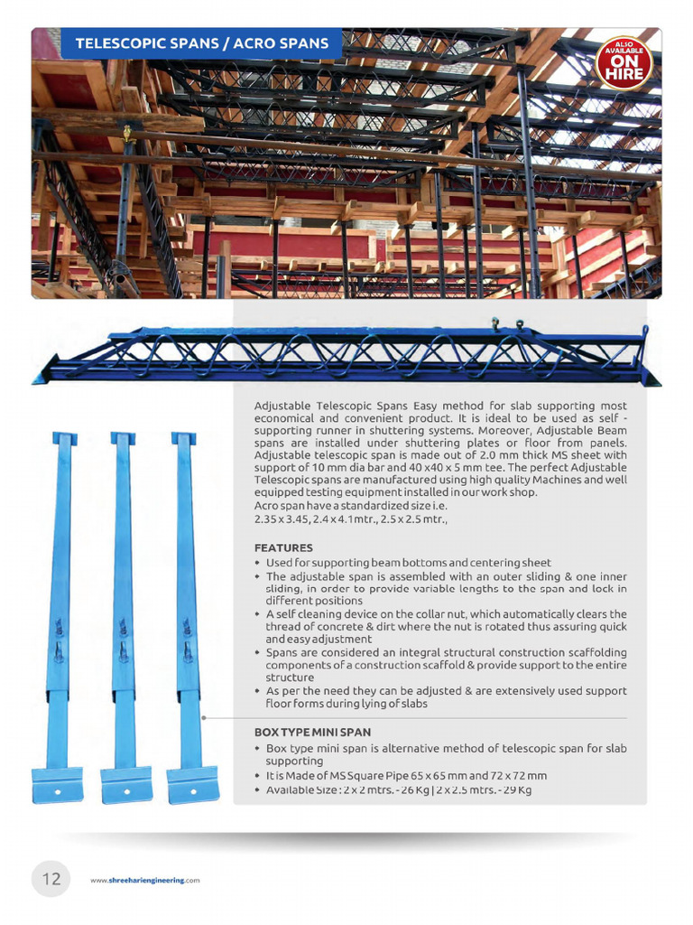 Acro Span | PDF