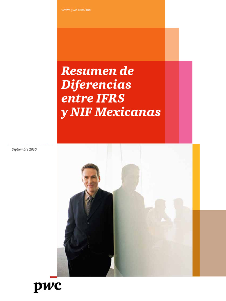 Resumen De Diferencias Entre Ifrs Y Nif Mexicanas Pdf Normas