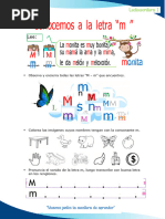 Lecturas para Primer Grado: Letra M | PDF