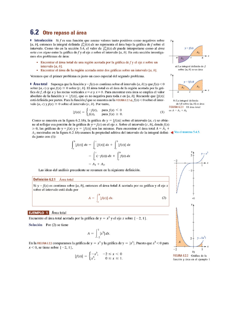 Calculo II Ejercicios 6.2 6.3 6.4 | PDF