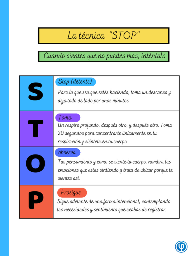 Ficha Stop | PDF | Salud y bienestar