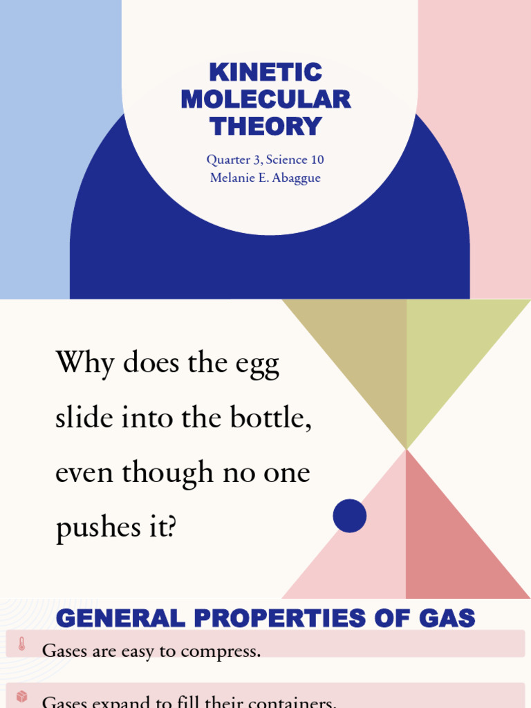 Kinetic Molecular Theory - PART1 | PDF | Gases | Temperature