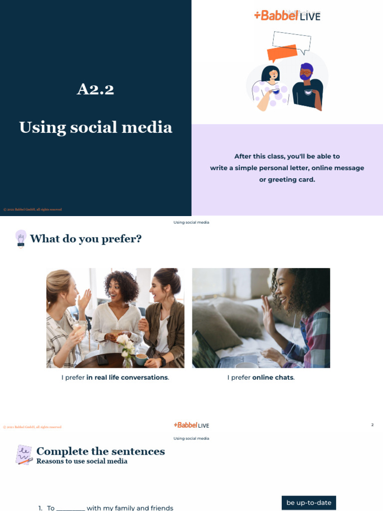 Social Media Usage and Communication Skills | PDF | Social Media ...