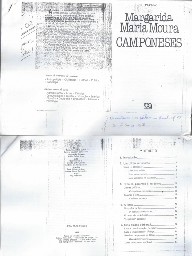 Texto 03 - Os Camponeses | PDF
