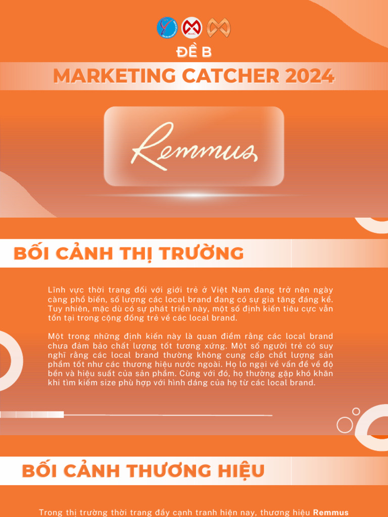 (MarC) (Marketing Catcher 2024) Đề B - Remmus | PDF
