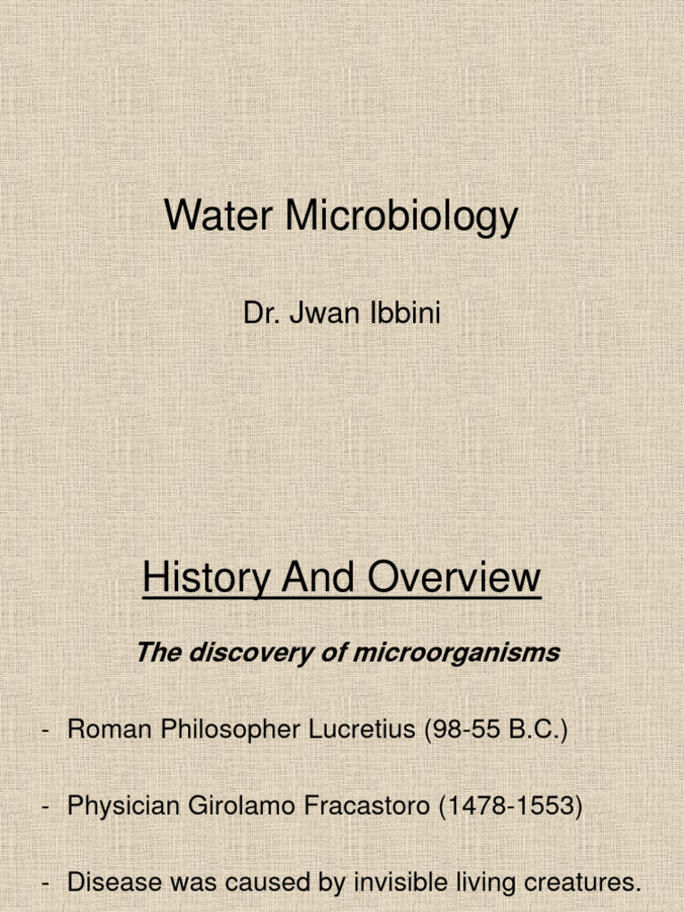 Lecture 1 Pdf Microbiology Infection