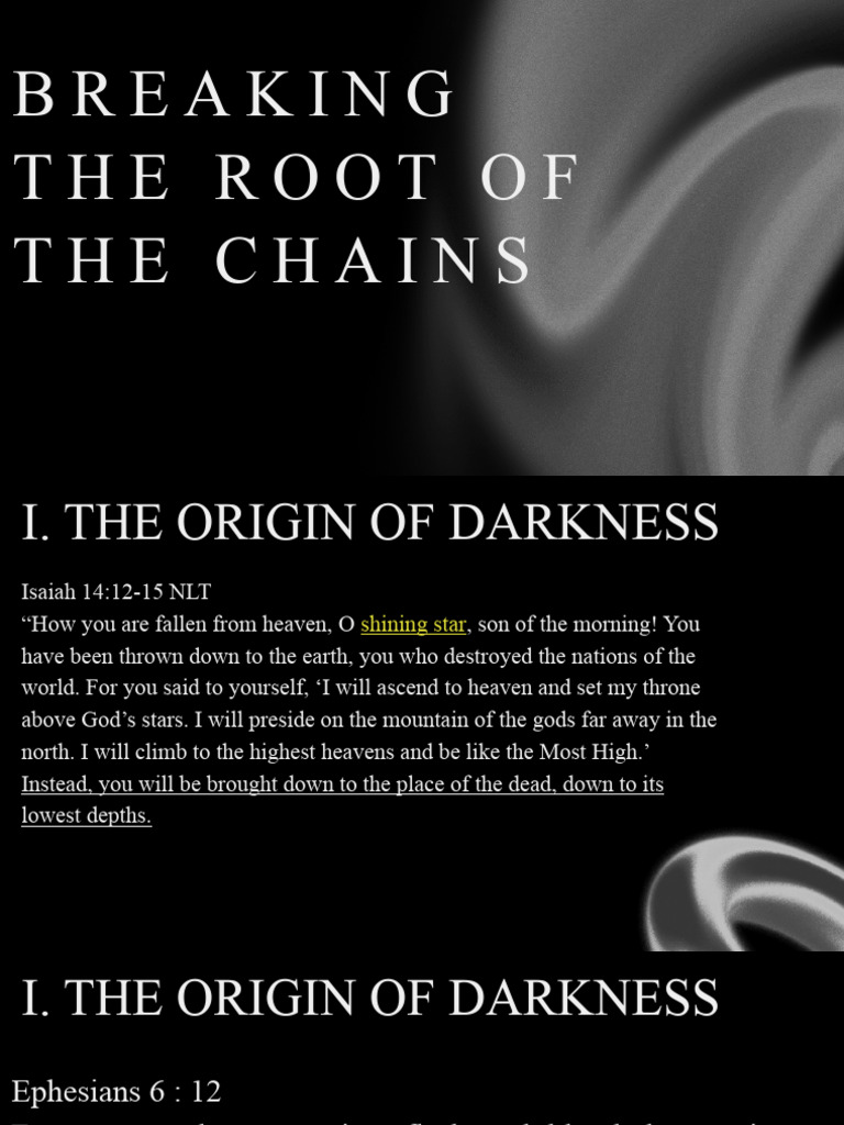 Breaking The Root of The Chains | PDF | Armor Of God | Theology