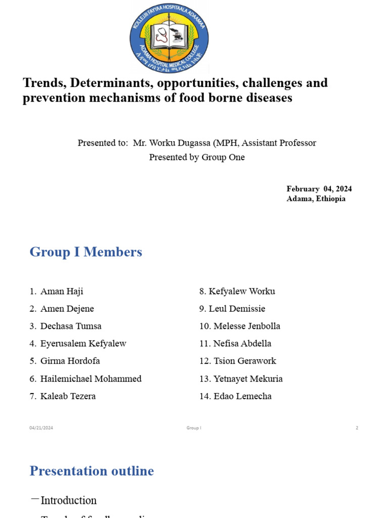 Foodborne Diseases: Trends & Prevention | PDF | Foodborne Illness ...