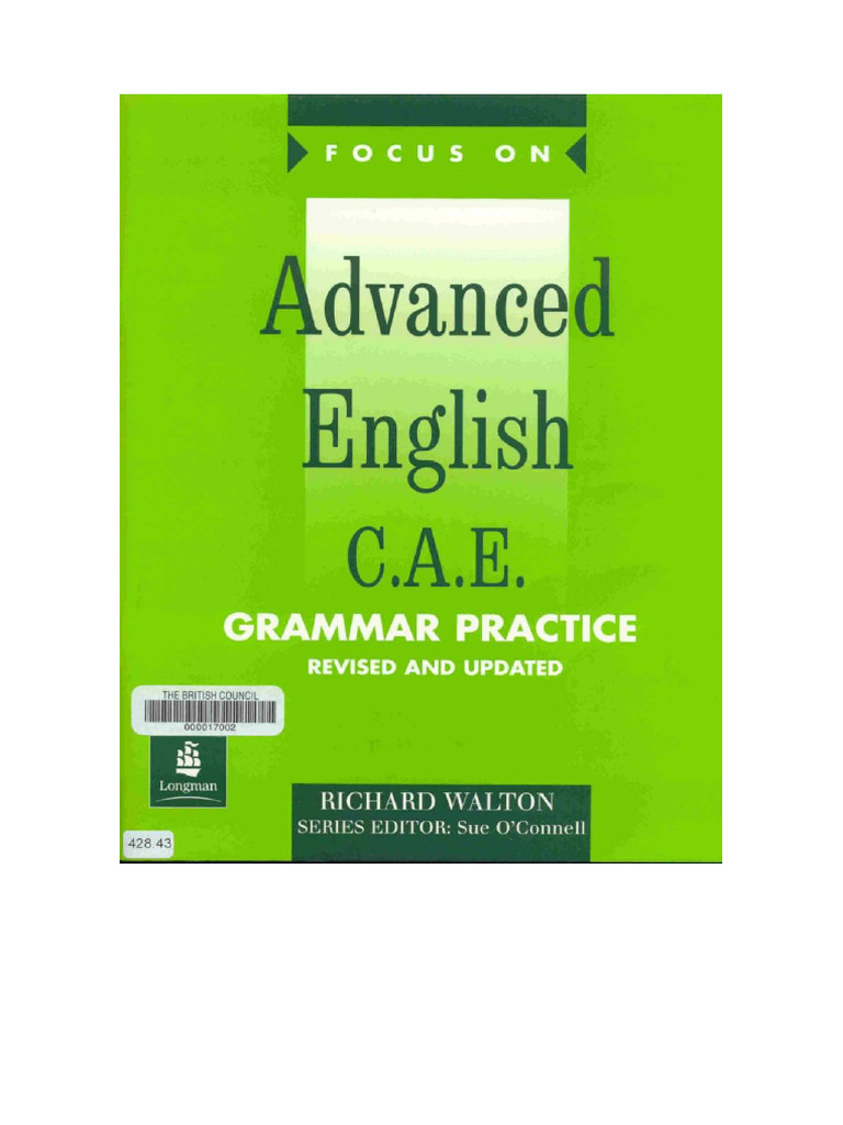 Advanced English CAE Grammar Practice | PDF