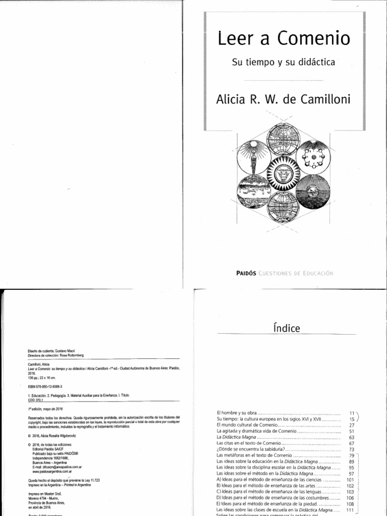 CAMILLONI 2016 Leer A Comenio | PDF