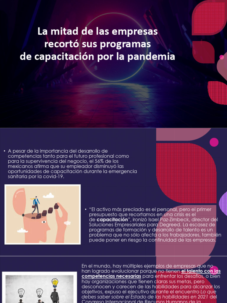 4 2DO - parcIAL La Mitad de Las Empresas Recortó Sus Programas | PDF | Gestión de recursos ...