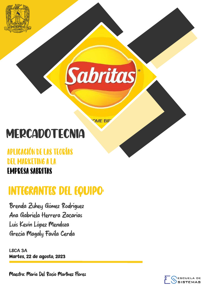 Sabritas | PDF | Marca | Bocadillos