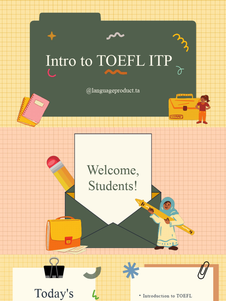 Overview of TOEFL ITP Course | PDF | Test Of English As A Foreign ...