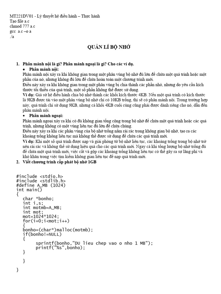 VoTuanHuy LTHDH TH02 BoNhoVatLy v6 | PDF