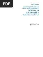 Probability & Statistics 1: Cambridge International AS & A Level ...