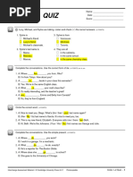 Grammar Plus Answer Key Overview | PDF | Linguistic Typology | Morphology