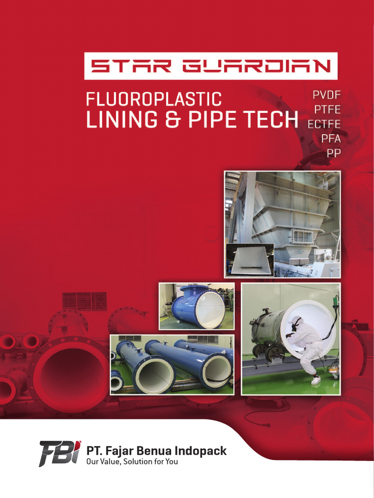 Fluoroplastic Lining - Fajar Benua | Download Free PDF | Pipe (Fluid Conveyance) | Materials
