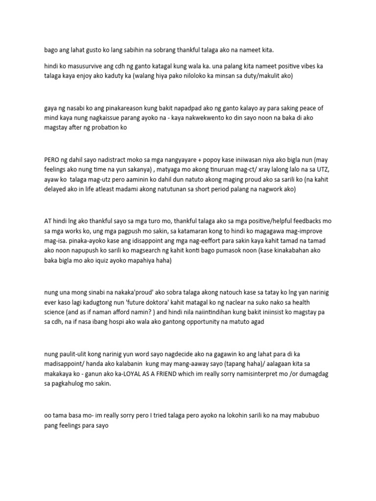 Apology Letter | PDF