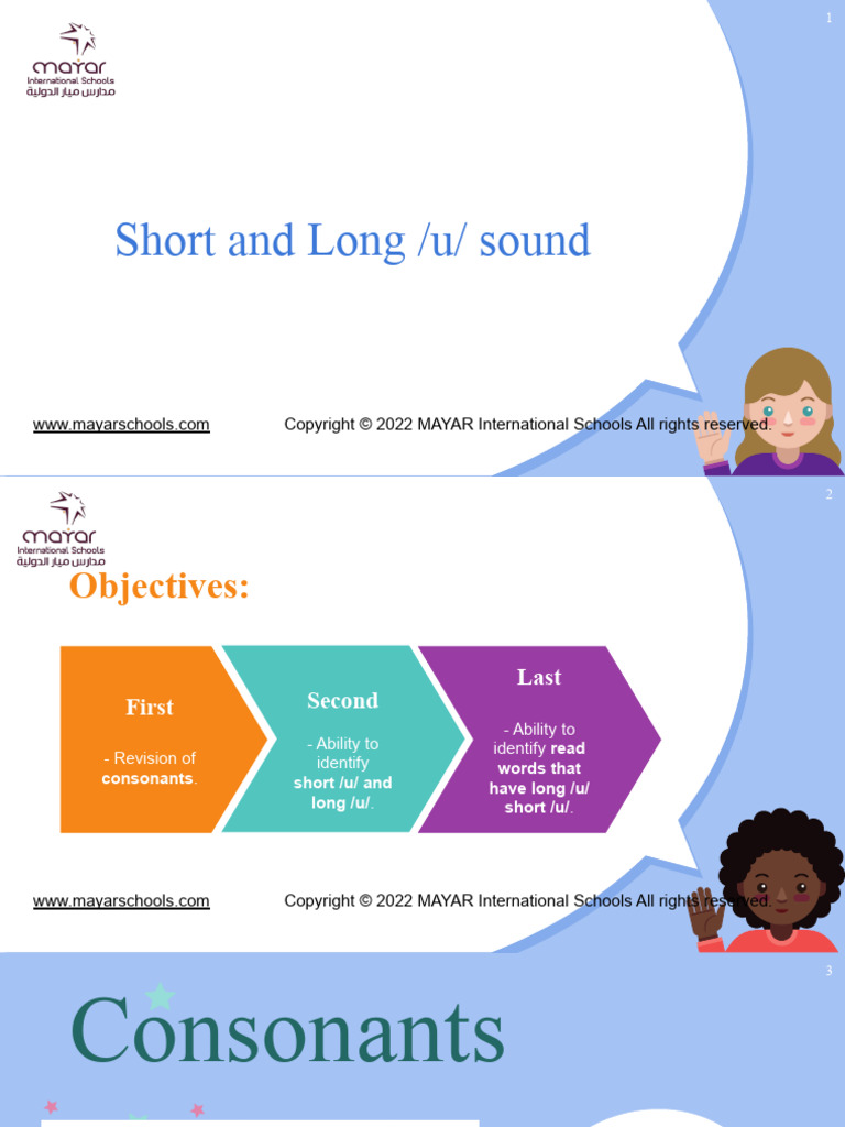 Week 10 - 3rd Grade - Phonics - Short and Long U | PDF | All Rights ...