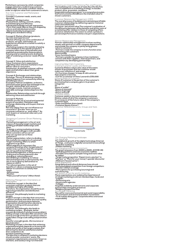 MGT 1 | Download Free PDF | Marketing | Strategic Management