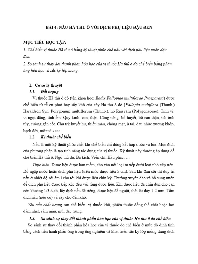 TH C Hành Hà TH Ô | PDF