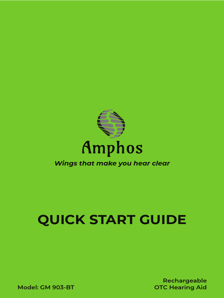 Amphos Viola Hearing Aids - GM 903 Quick Start Guide | PDF | Hearing ...