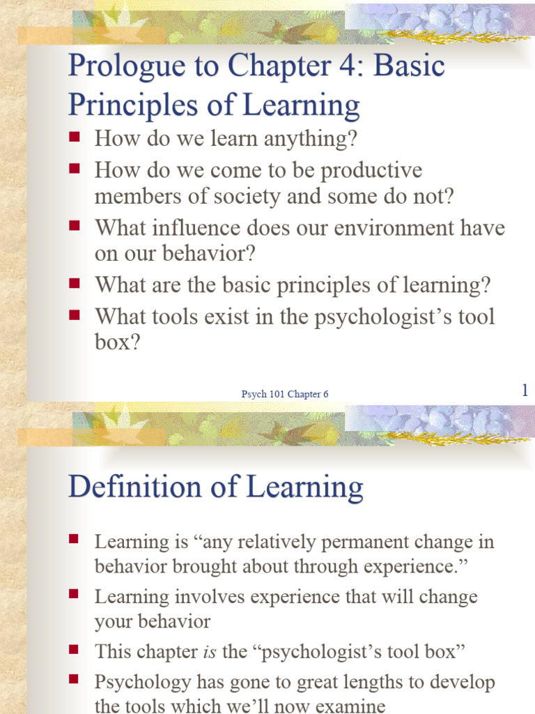 CH 4 Learning | PDF | Reinforcement | Classical Conditioning CH 4 Learning | PDF | Reinforcement | Classical Conditioning