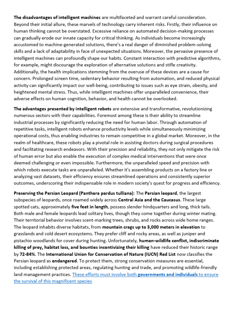 The Disadvantages of Intelligent Machines Are Multifaceted and Warrant ...