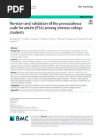 Prosocialness Scale For Adults | PDF | Empathy | Psychology