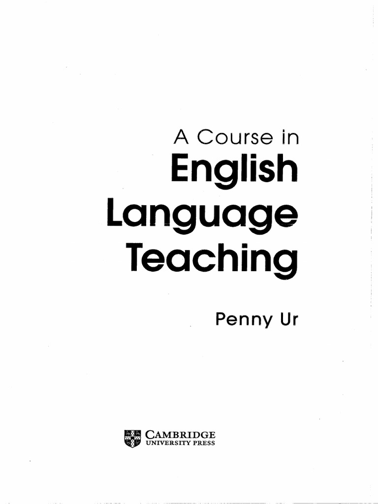 English Language Teaching - Penny Ur | PDF English Language Teaching - Penny Ur | PDF