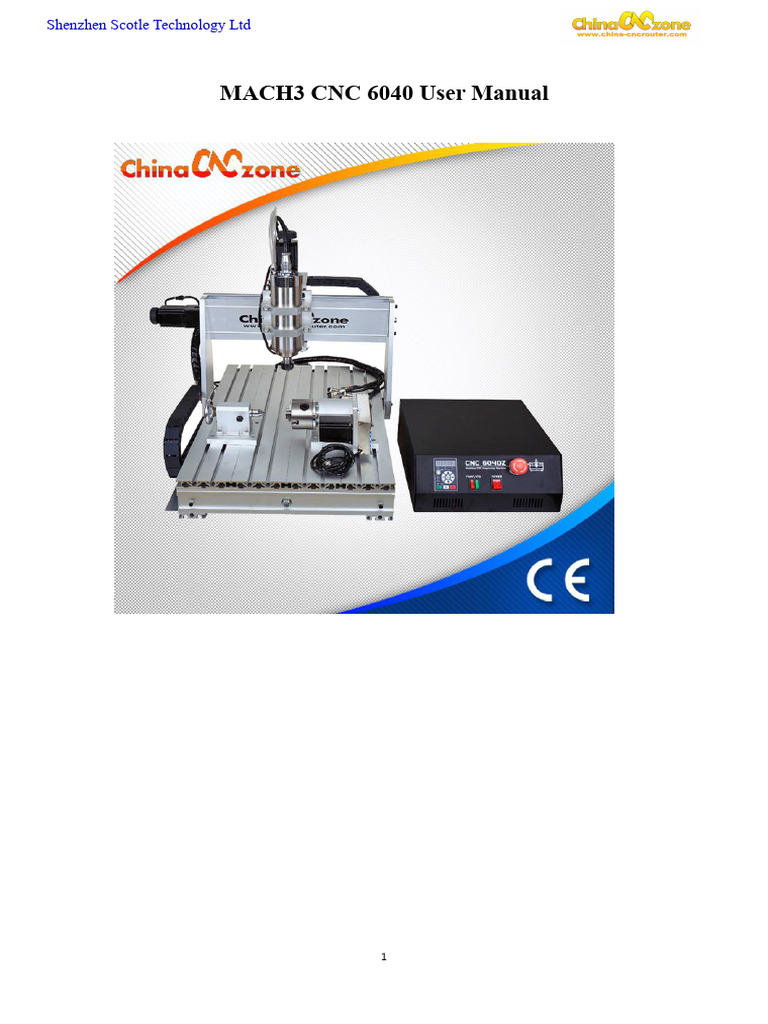 MACH3 CNC 6040 Manual | Download Free PDF | Numerical Control | Manufactured Goods