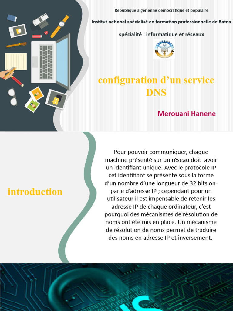 Ch 2 Configuration Dun Service DNS | PDF | Système de noms de domaines | Standards de réseaux
