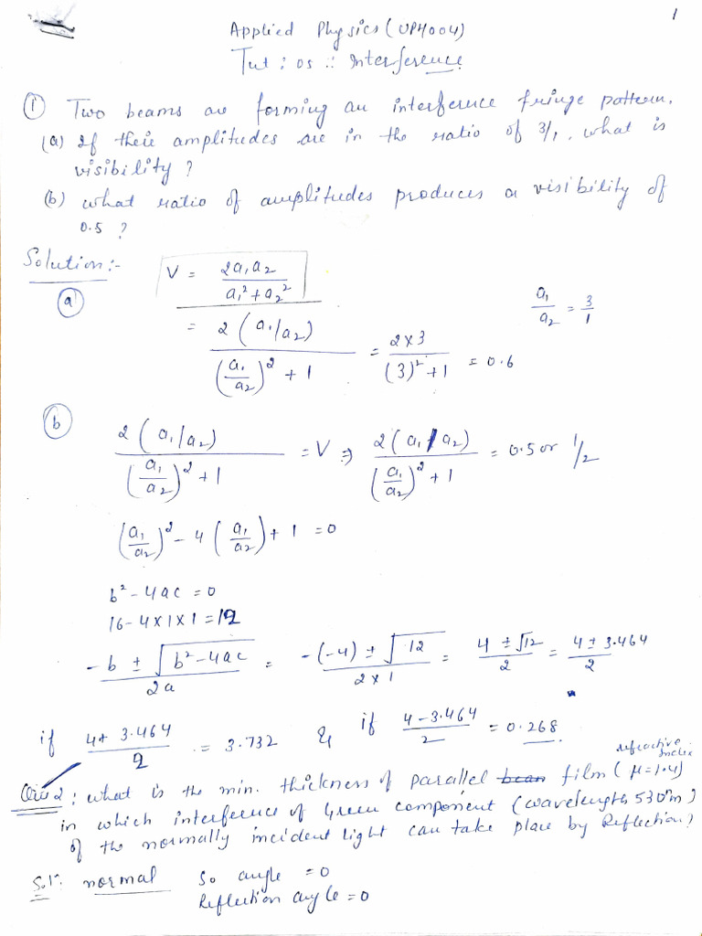 Interference Tut5 | PDF