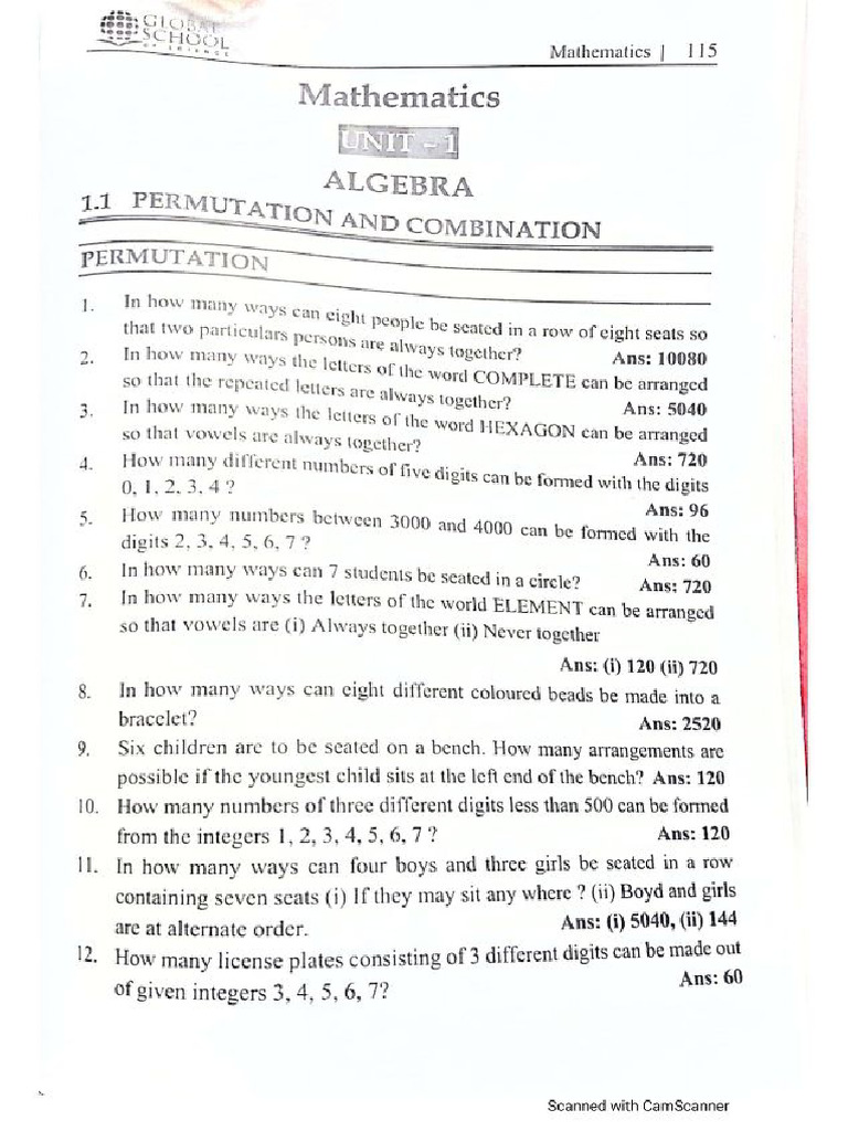 VIP Maths Questions | PDF