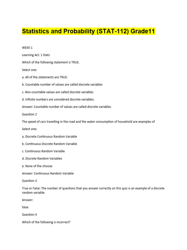 STAT | Download Free PDF | Probability Distribution | Confidence Interval