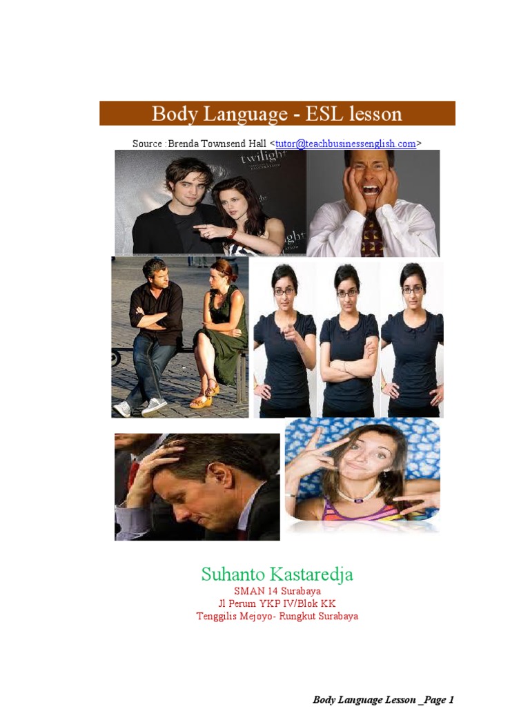 Body Language | PDF | Body Language | Gesture